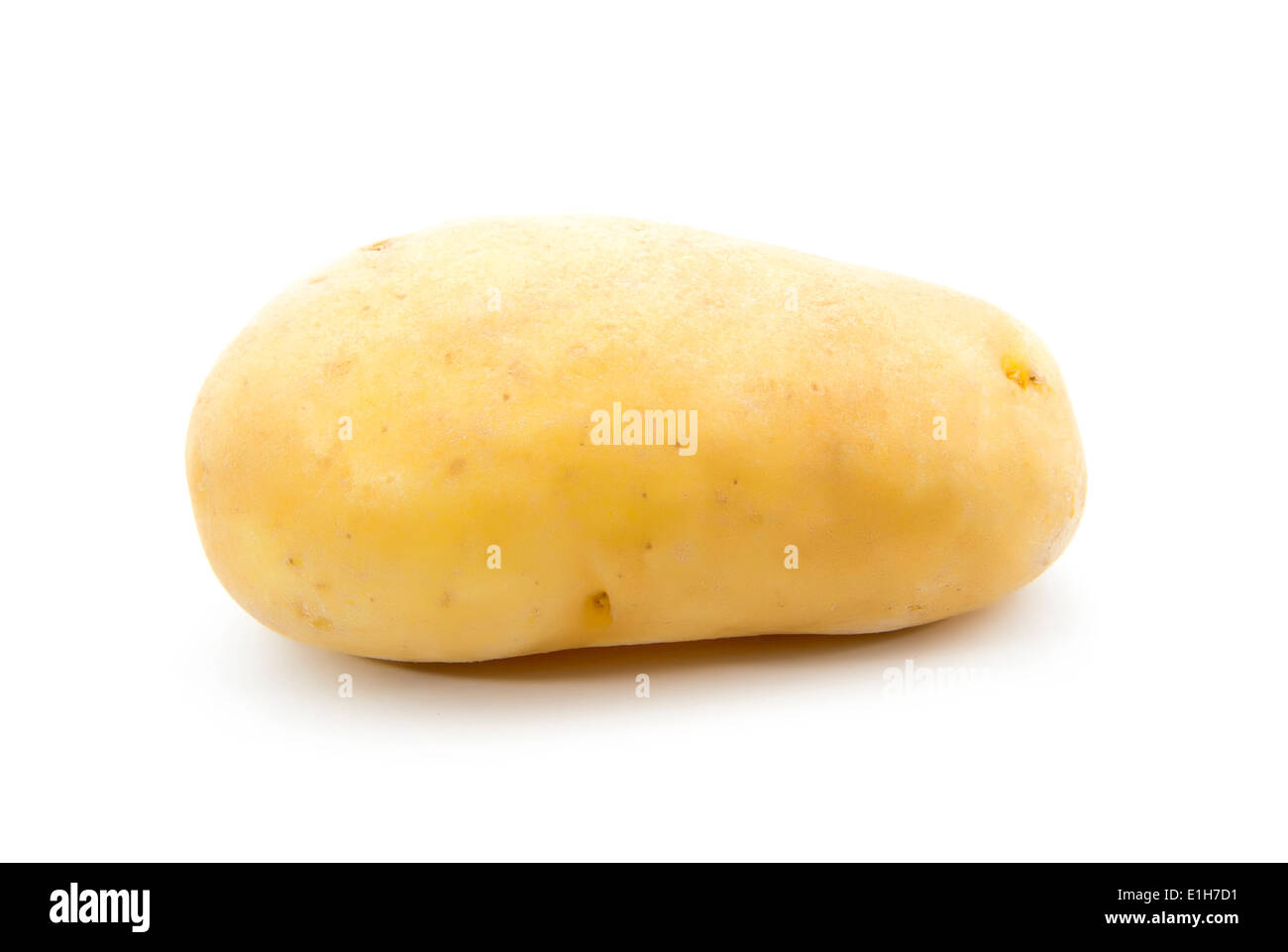 single young organic potato isolated on white background Stock Photo ...