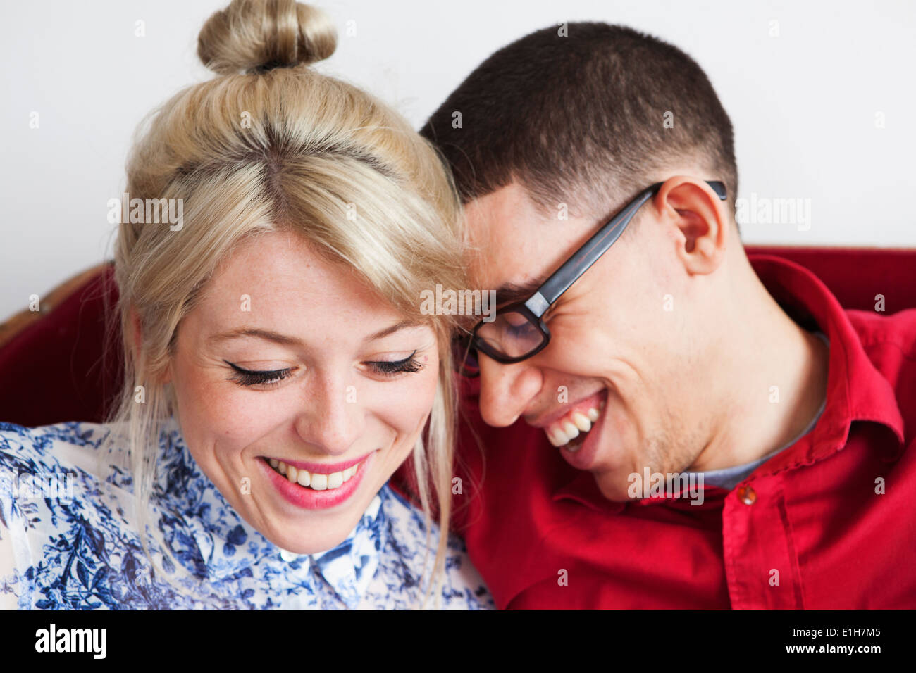 Contented face hi-res stock photography and images - Alamy