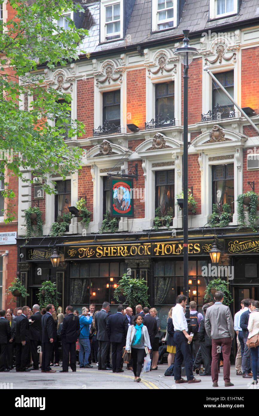 London sherlock holmes pub hi-res stock photography and images - Alamy