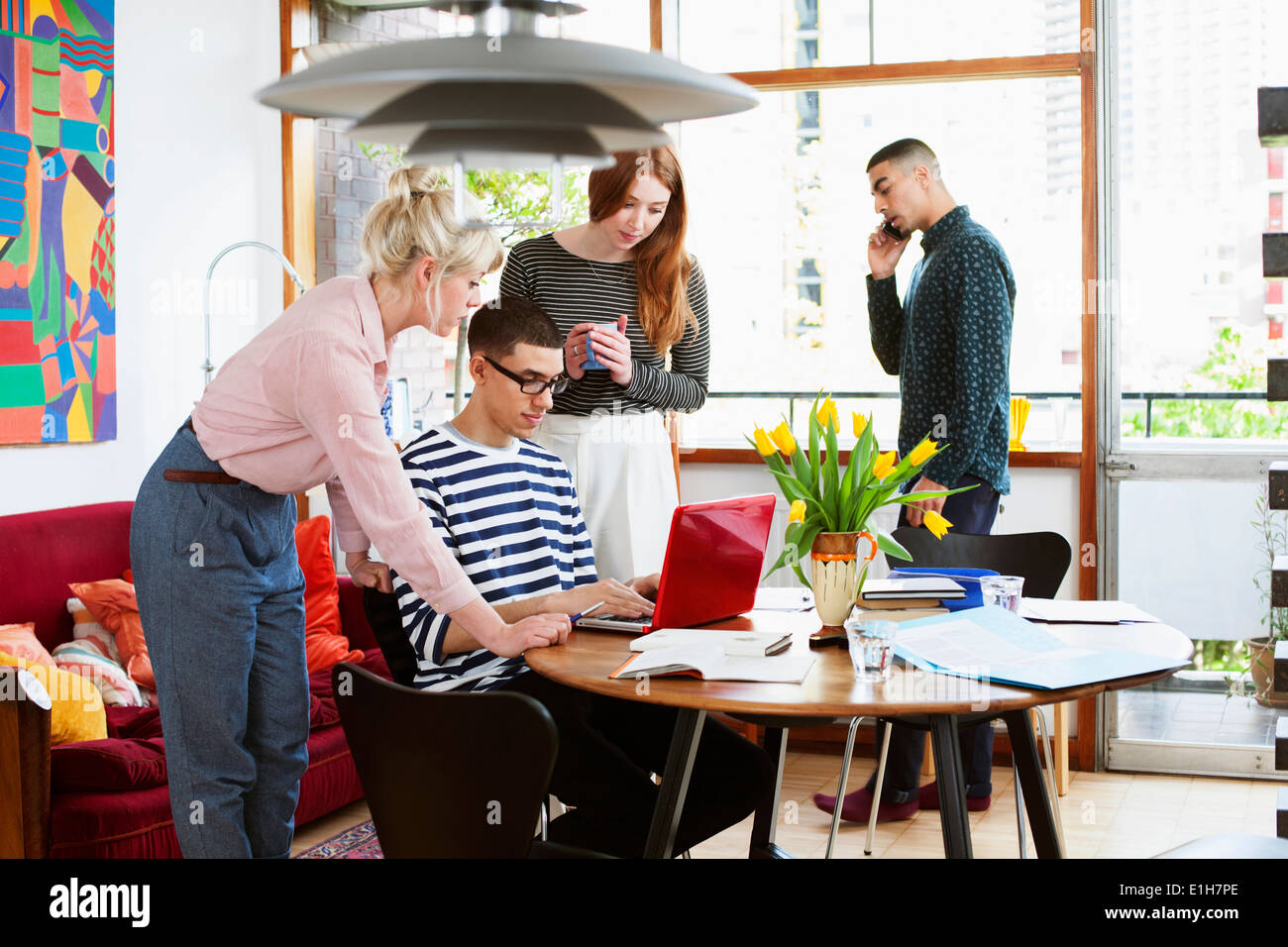 Group Of People Sitting Around Table High Resolution Stock Photography ...