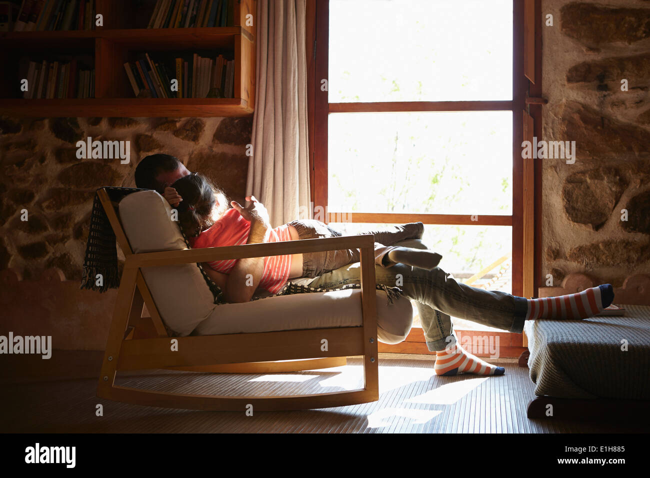 Man Sitting On Rocking Chair High Resolution Stock Photography and ...