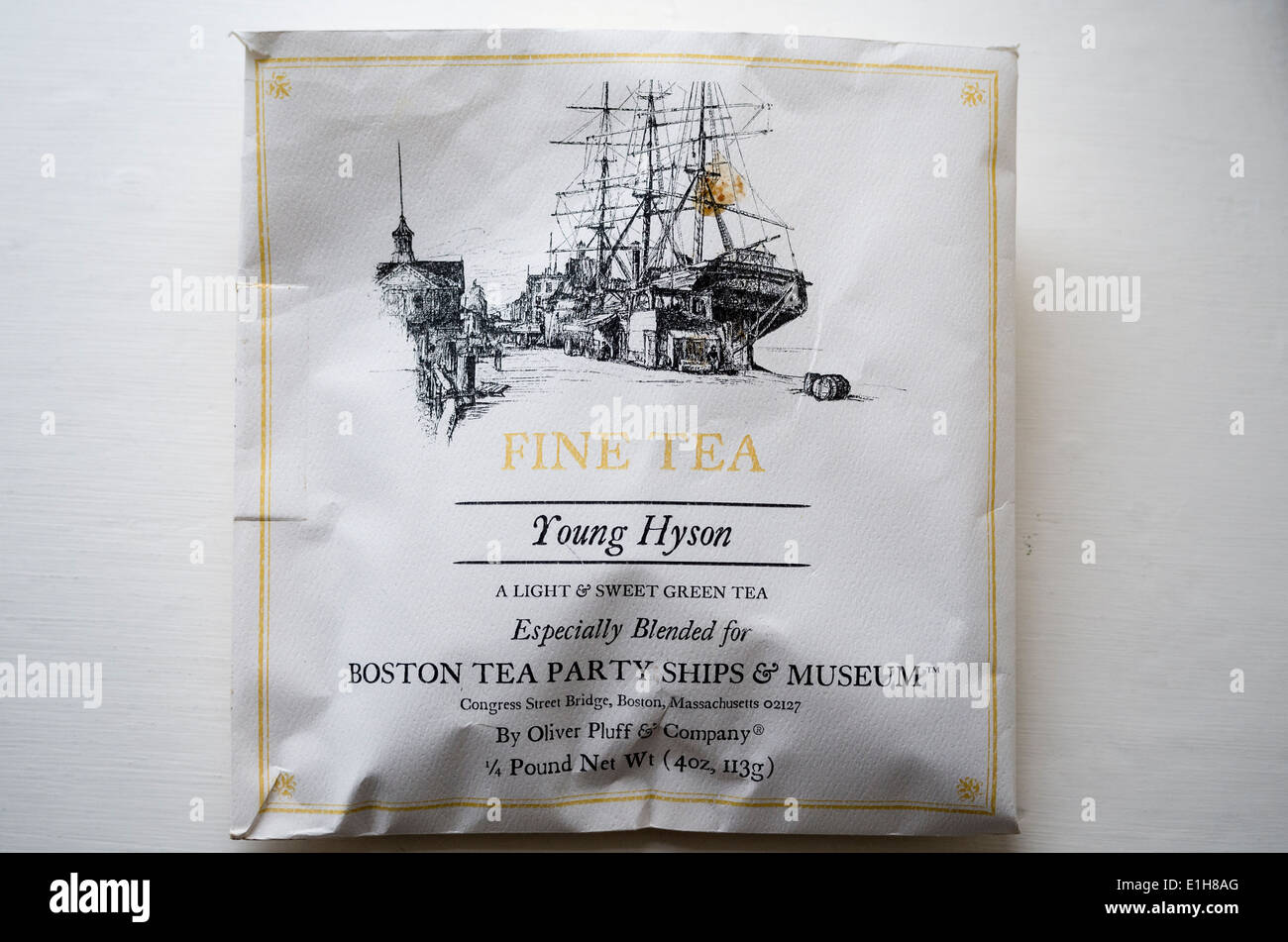 Boston tea party illustration hi-res stock photography and images - Alamy