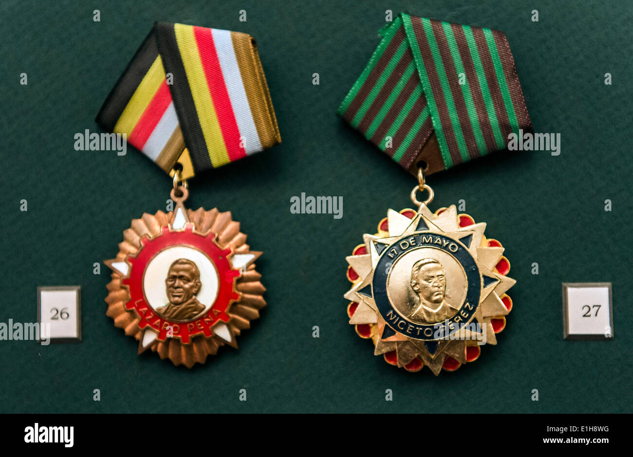 Princeton, New Jersey, USA. 04th June, 2014. Cuban medals for economic ...