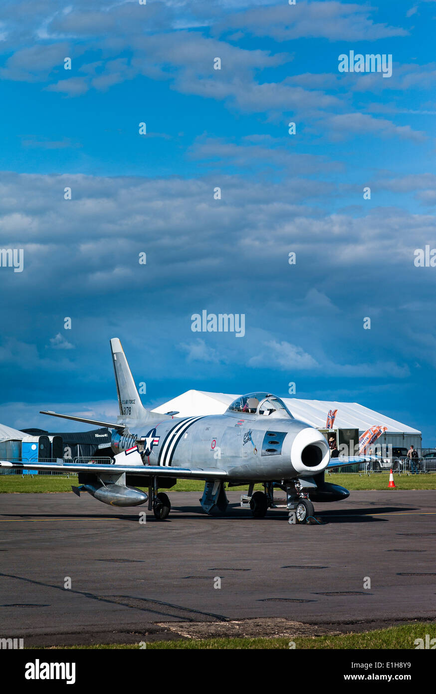 Sabre historic jet fighter hi-res stock photography and images - Alamy