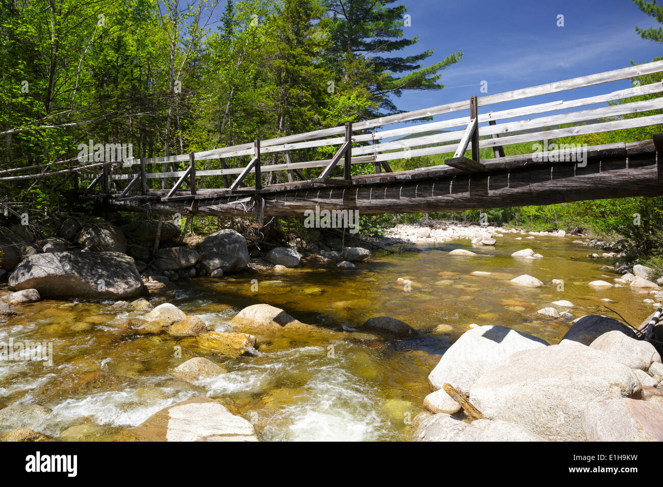 North Fork junction footbridge, which crosses the East Branch of the ...