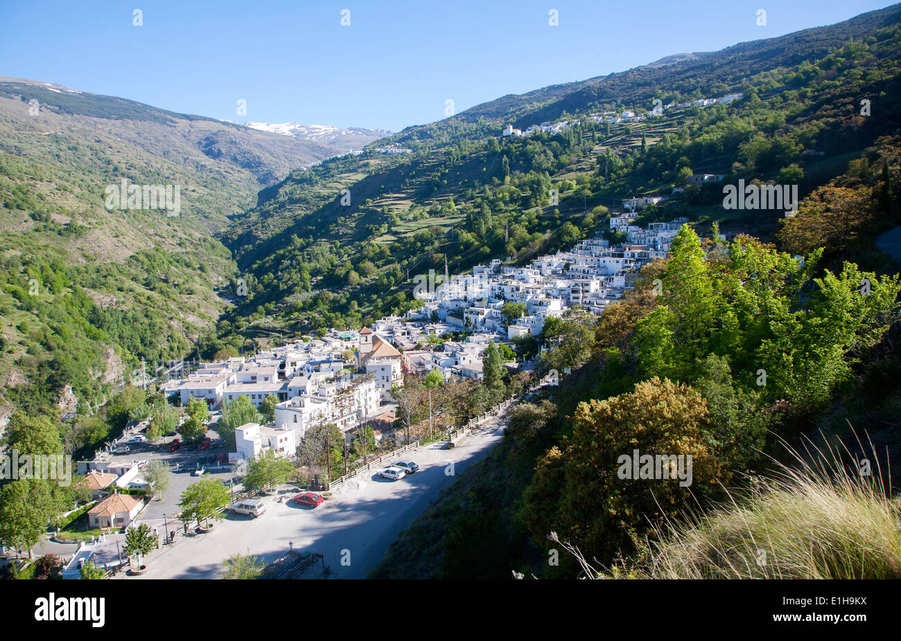 Poqueira gorge valley villages of Pampaneria (closest)), Bubion and ...