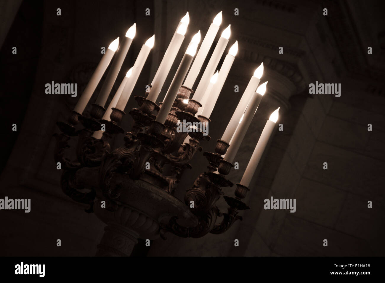 low light candles Stock Photo - Alamy