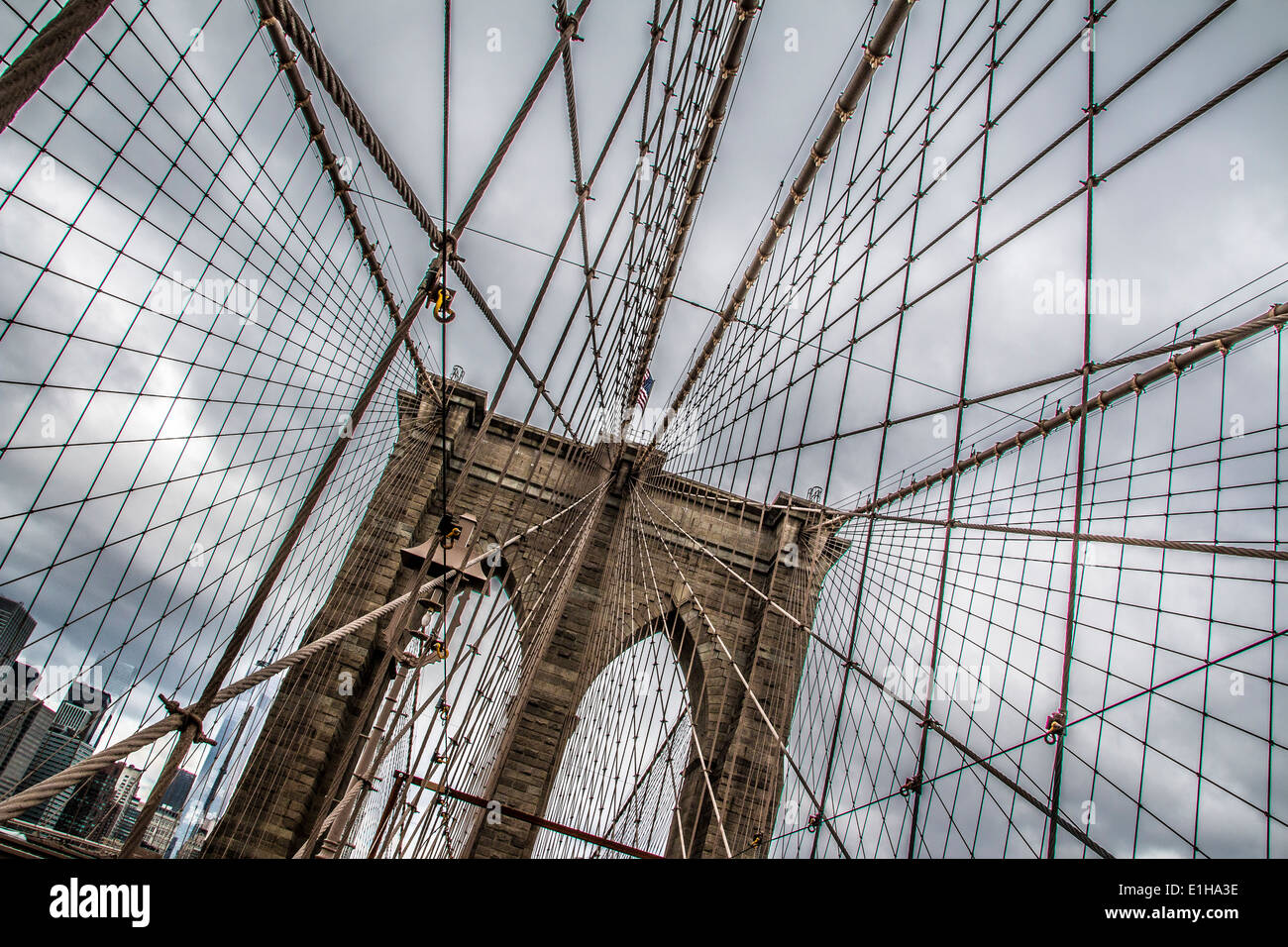 Brooklyn Bridge HDR filter Stock Photo - Alamy