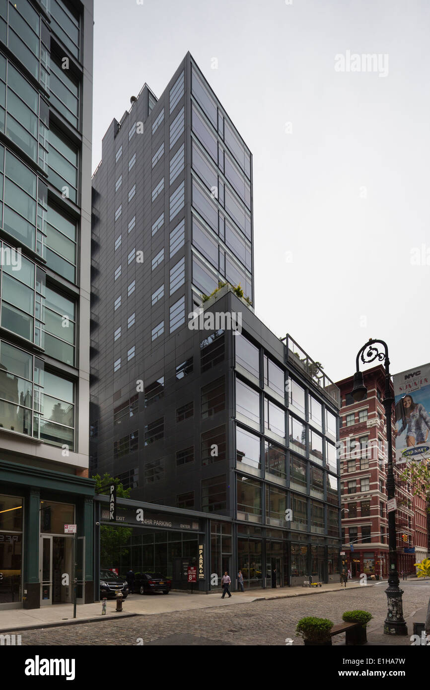 apartment block at 40 Mercer street, designed by Jean Nouvel, Manhattan ...