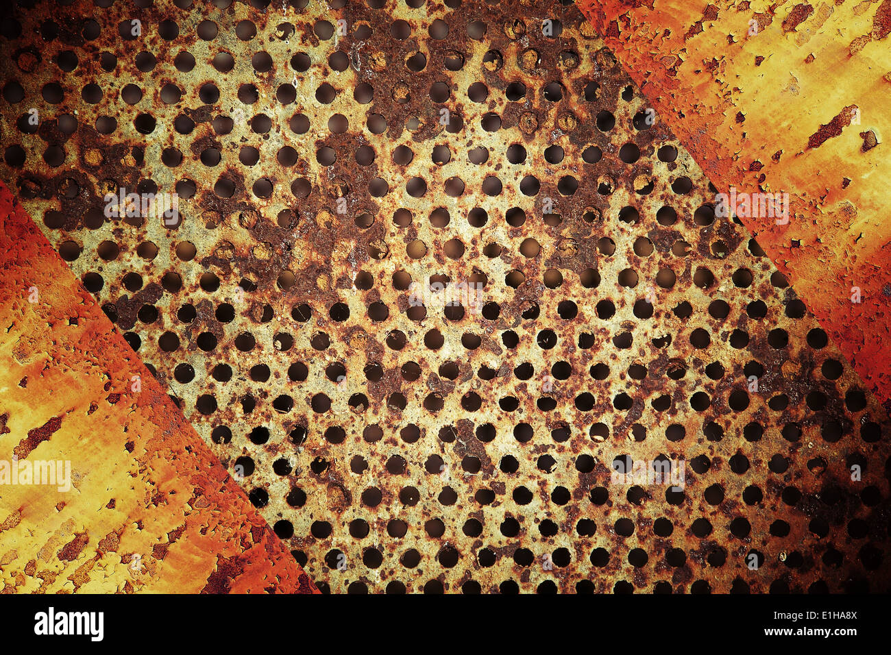 Rusty metal background grid Stock Photo - Alamy