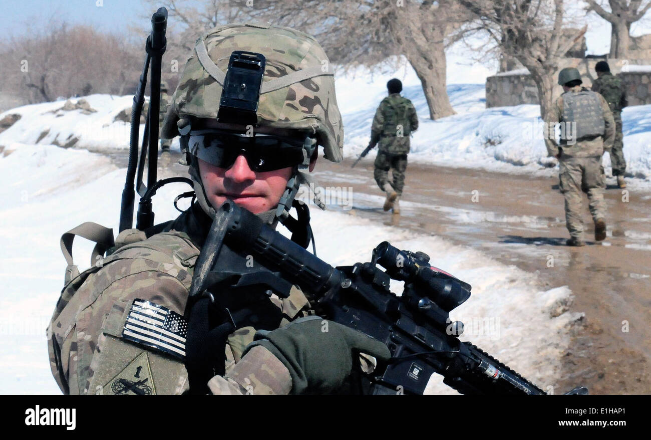 U.S. Army 2nd Lt. Steven Biggs, assigned to the 3rd Brigade Combat Team ...