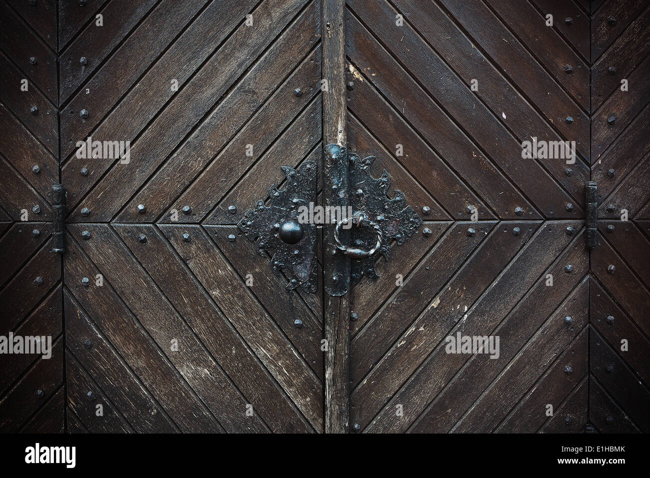 Historic wood gate hi-res stock photography and images - Alamy