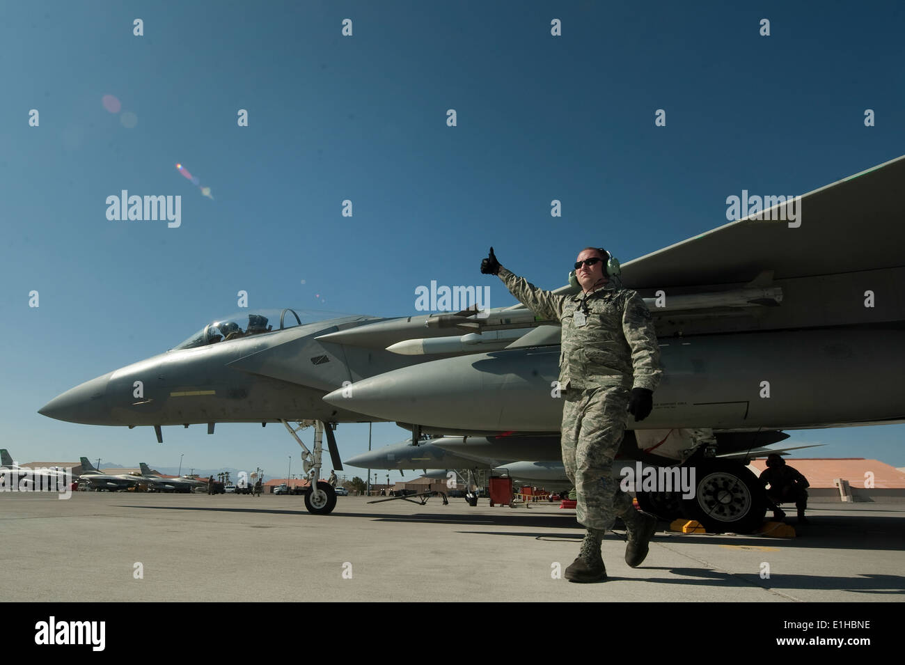 U.S. Air Force Tech. Sgt. Jon Merris, 142nd Fighter Wing, engine ...