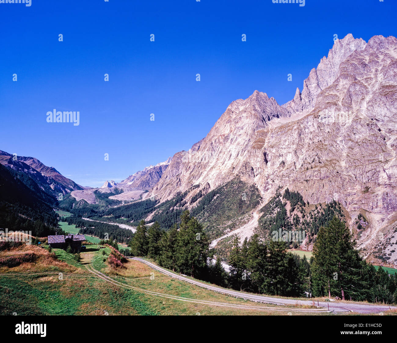 Val Veny Valle d Aosta Italy Stock Photo - Alamy