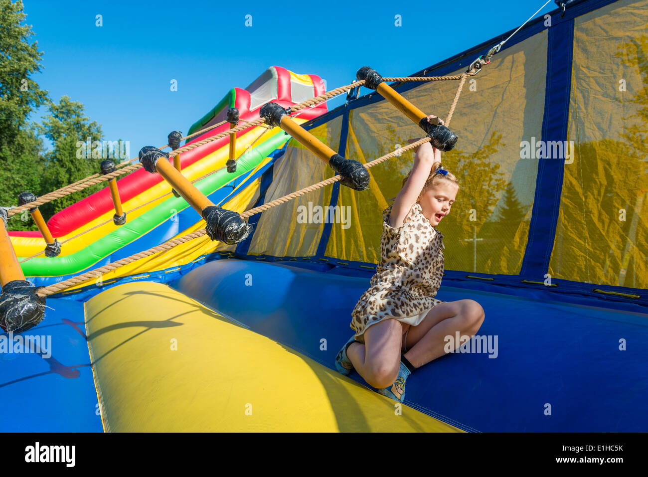 Girl rope ladder hi-res stock photography and images - Alamy