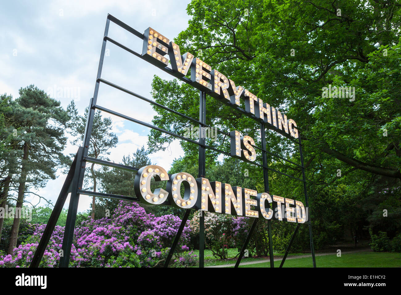 Everything is Connected by Peter Liversidge at Yorkshire Sculpture Park ...