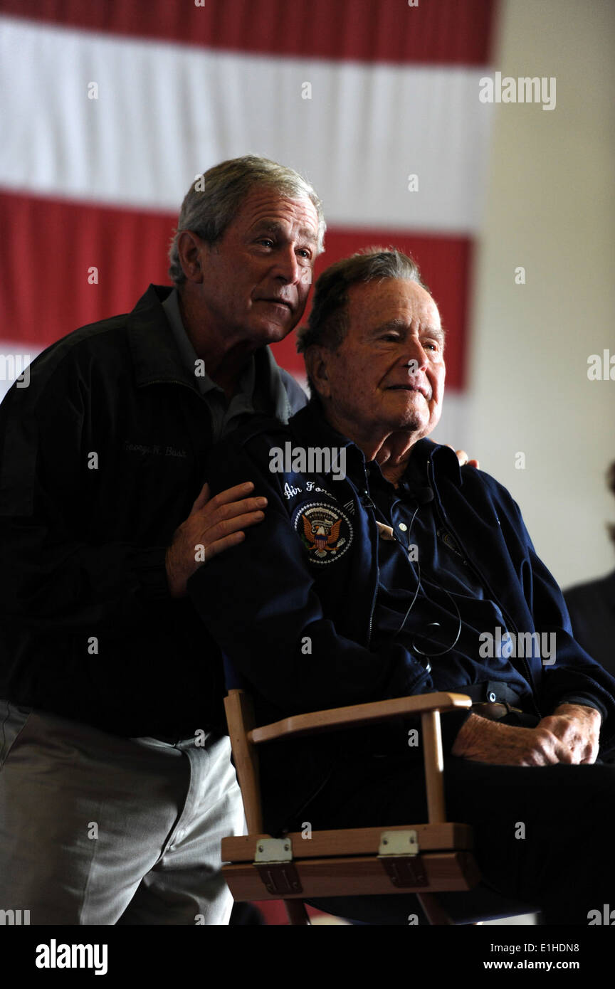 2012 the ship hosted bush and members of his family hi-res stock ...