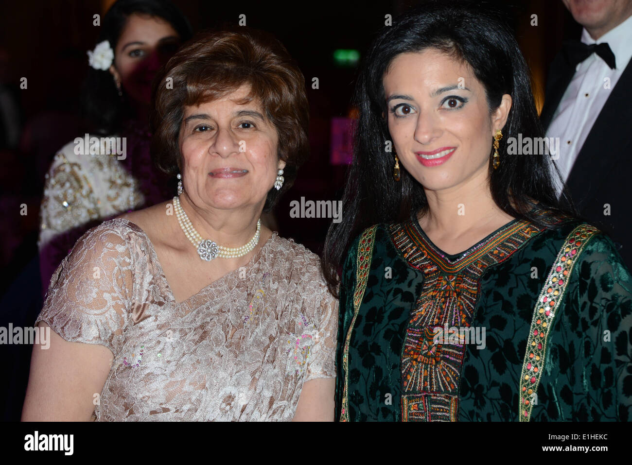 London, UK. 4th June 2014. Pinky Lilani and HRH Princess Badiya bint El ...