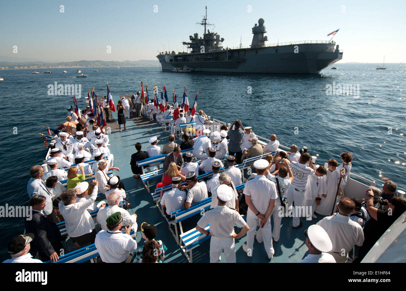 U.S. Sailors assigned to the command ship USS Mount Whitney (LCC 20 ...