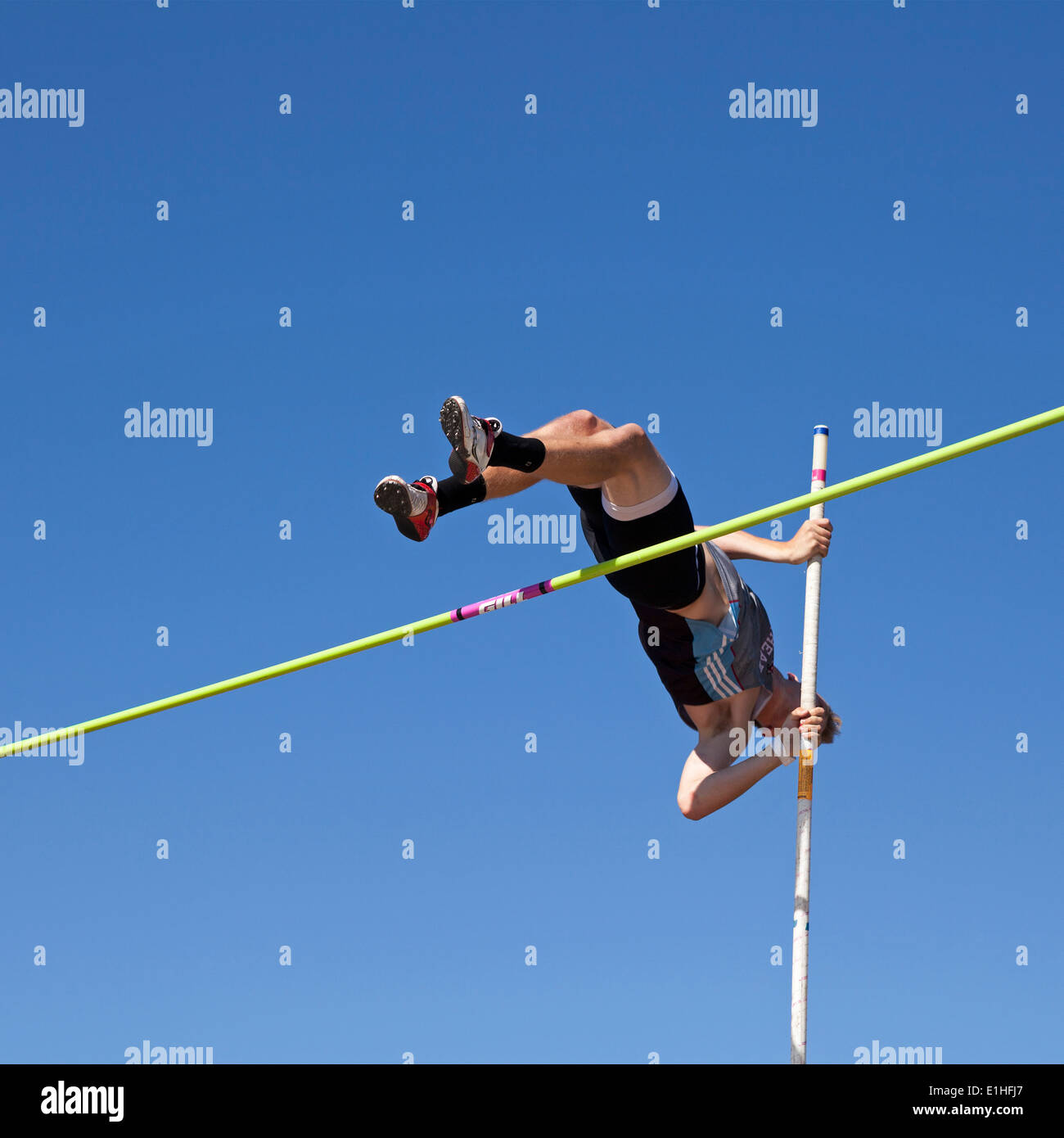 Jumping Over The Bar High Resolution Stock Photography and Images - Alamy