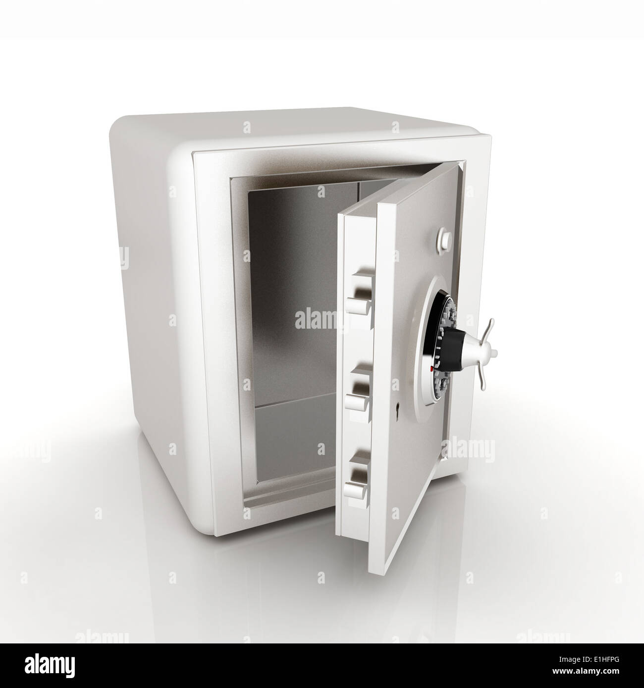 Security metal safe with empty space inside Stock Photo - Alamy