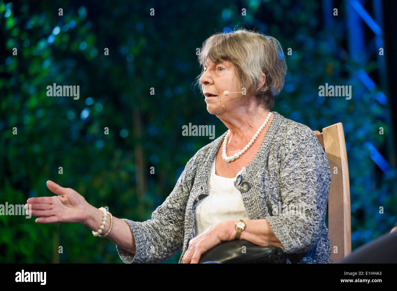 Margaret Drabble discussing her first novel for seven years at Hay ...