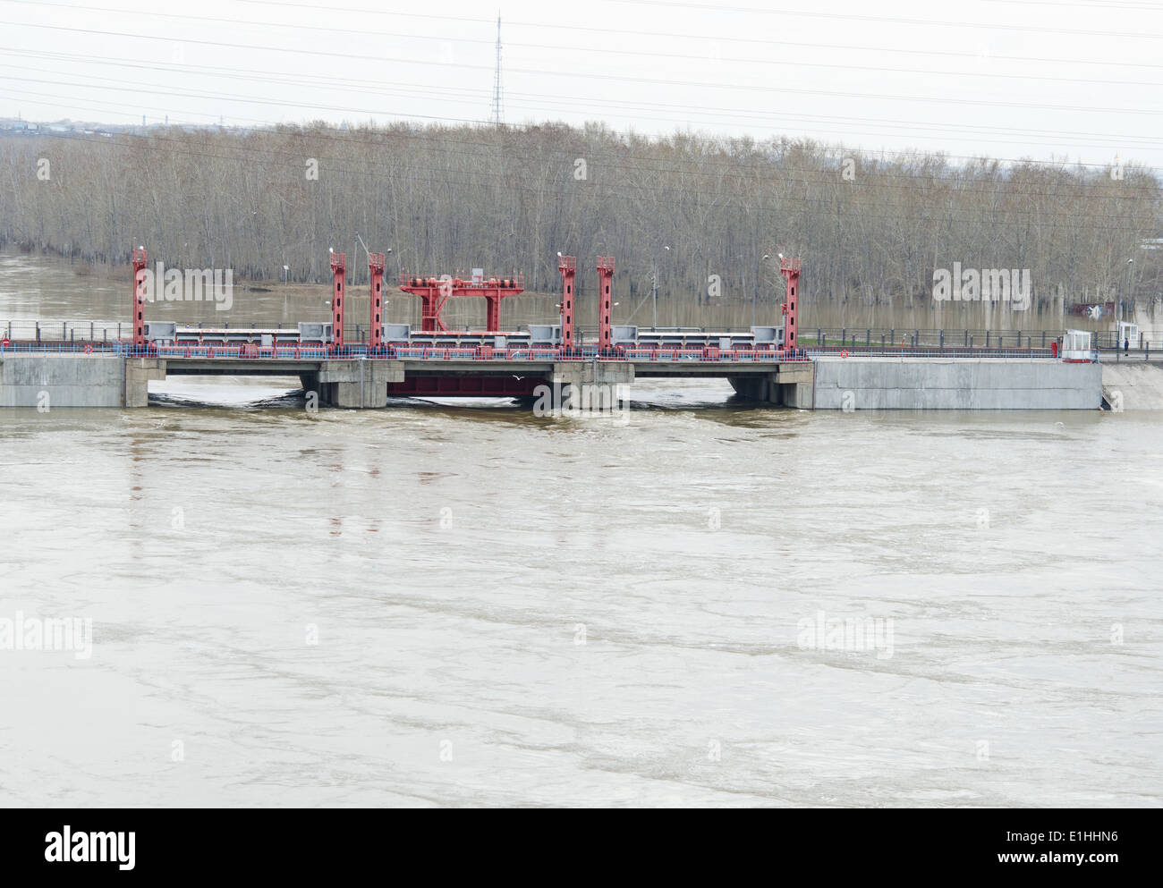dam full of water Stock Photo - Alamy