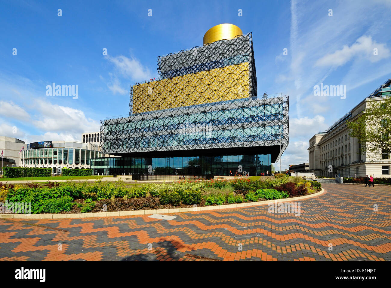 The Library of Birmingham, Centenary Square, Birmingham, England, UK ...