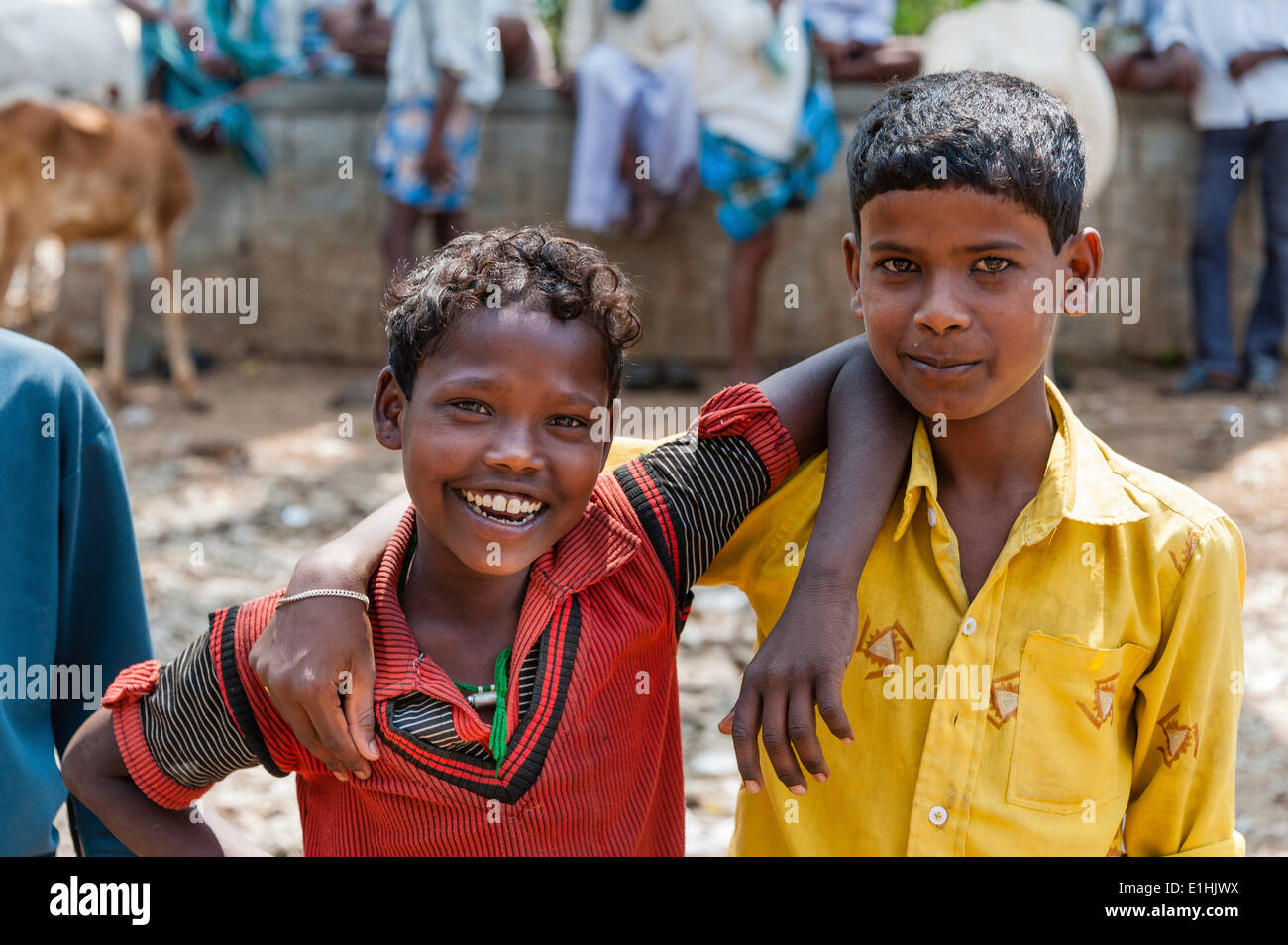Smiling Indian Children