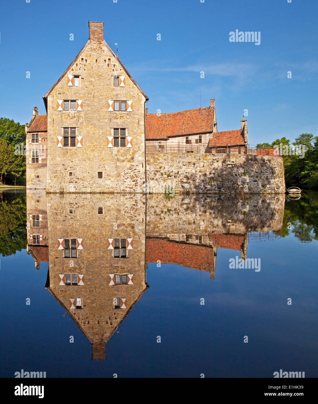 Vischering Castle, Lüdinghausen, Westmünsterland, Münster region, North ...
