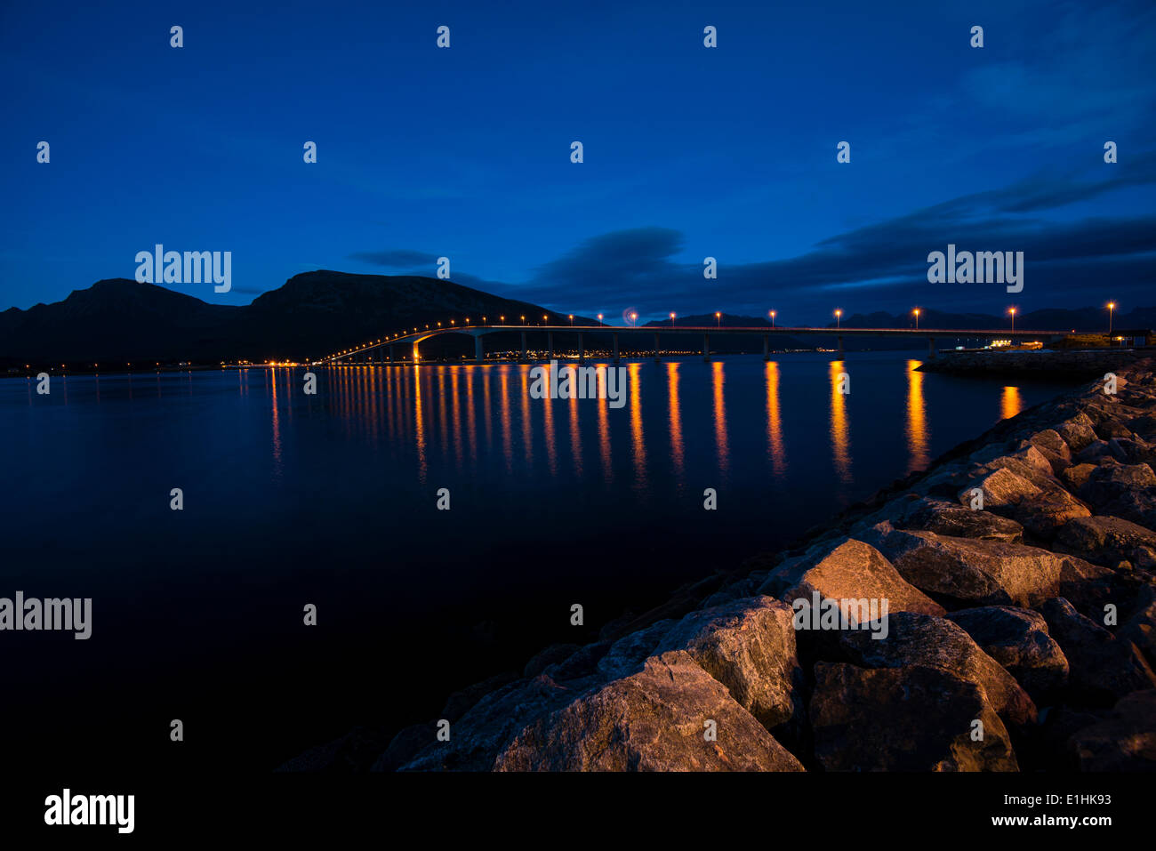 Sortland Bridge, Sortland, Langøya, Vesteralen, Norway Stock Photo - Alamy