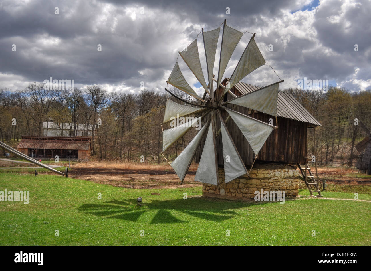 Medieval windmill hi-res stock photography and images - Alamy