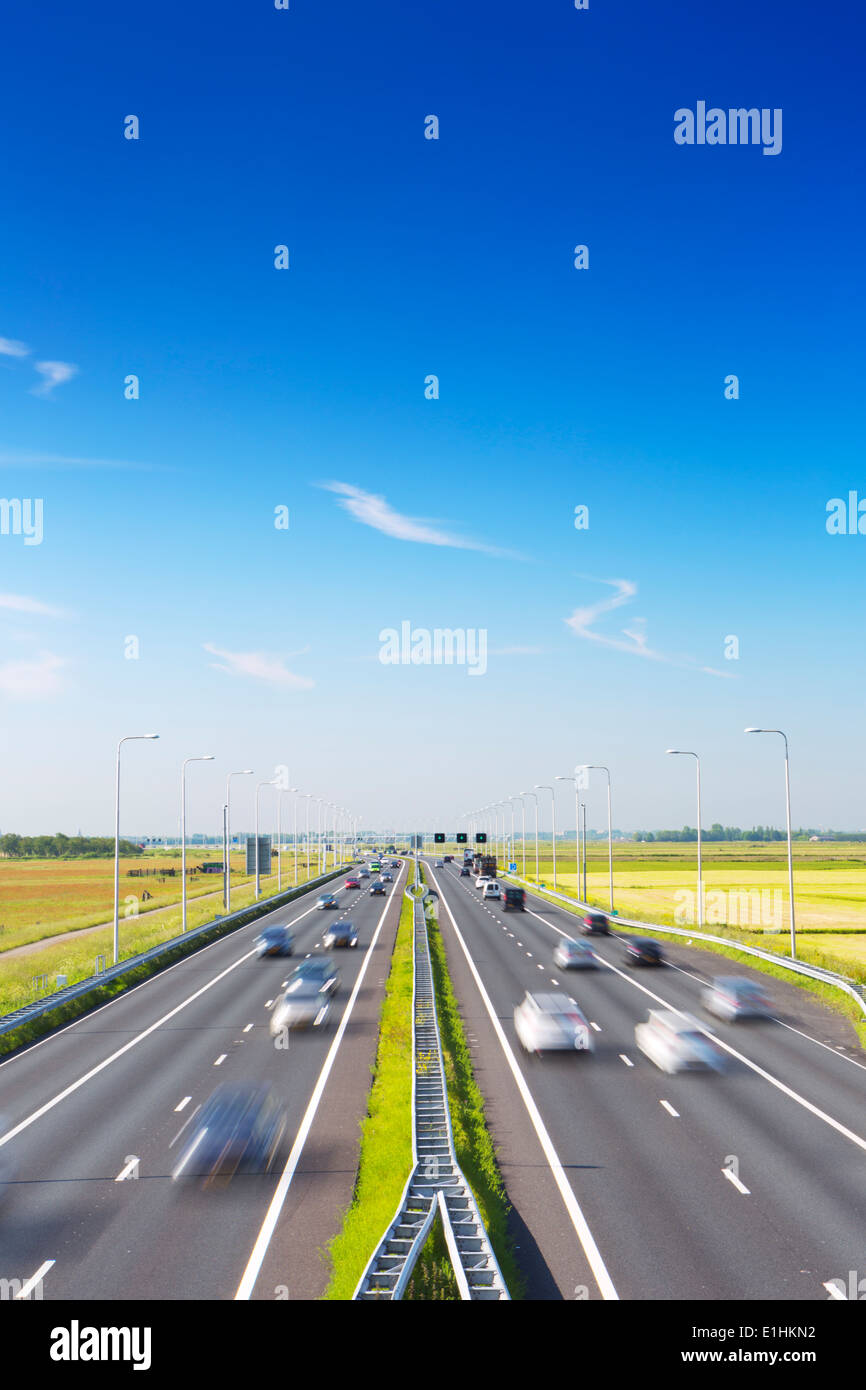 Highway road freeway car truck hi-res stock photography and images - Alamy