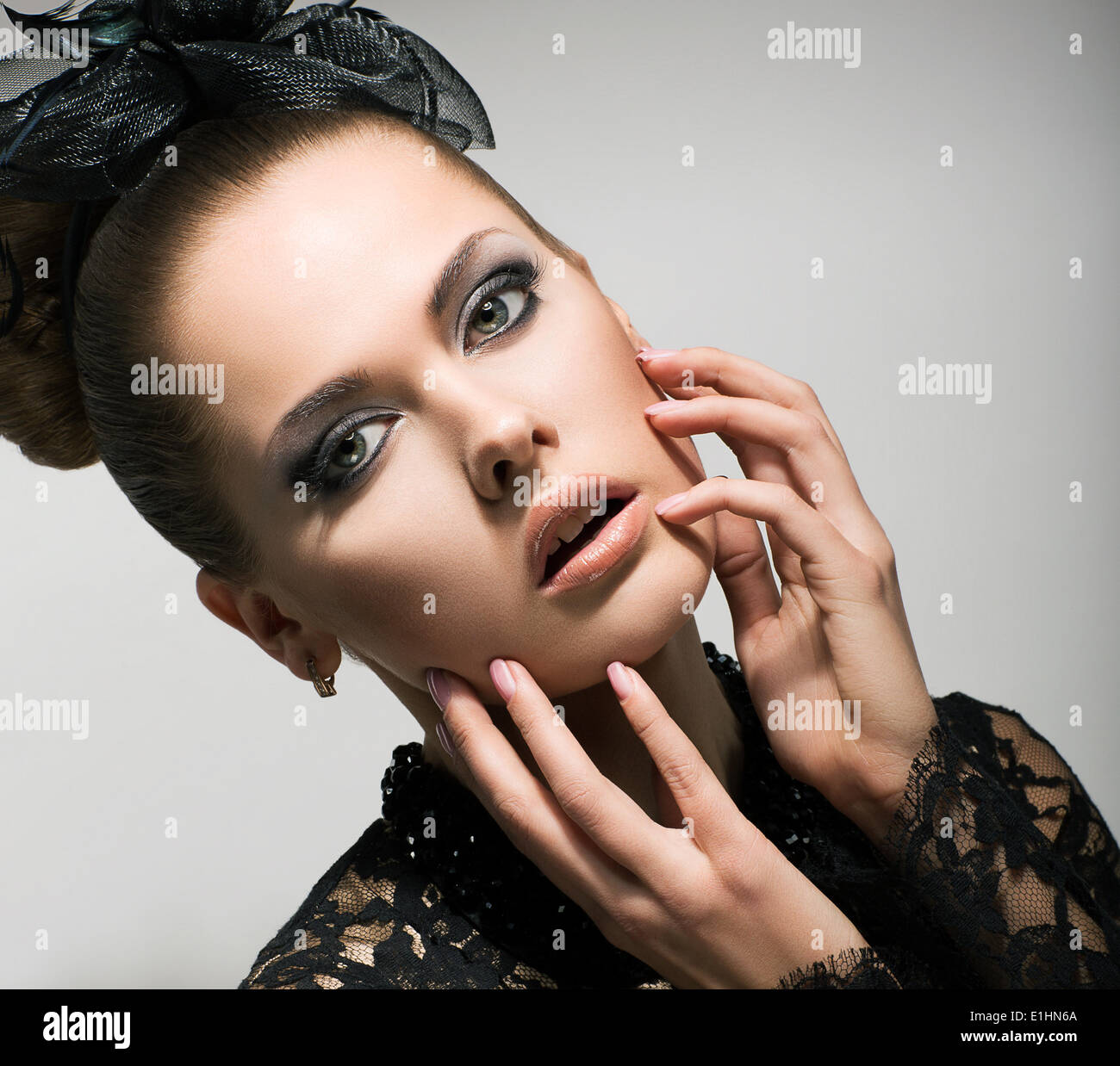 Expression. Astonishment. Adorable Surprised Woman's Face. Emotions ...