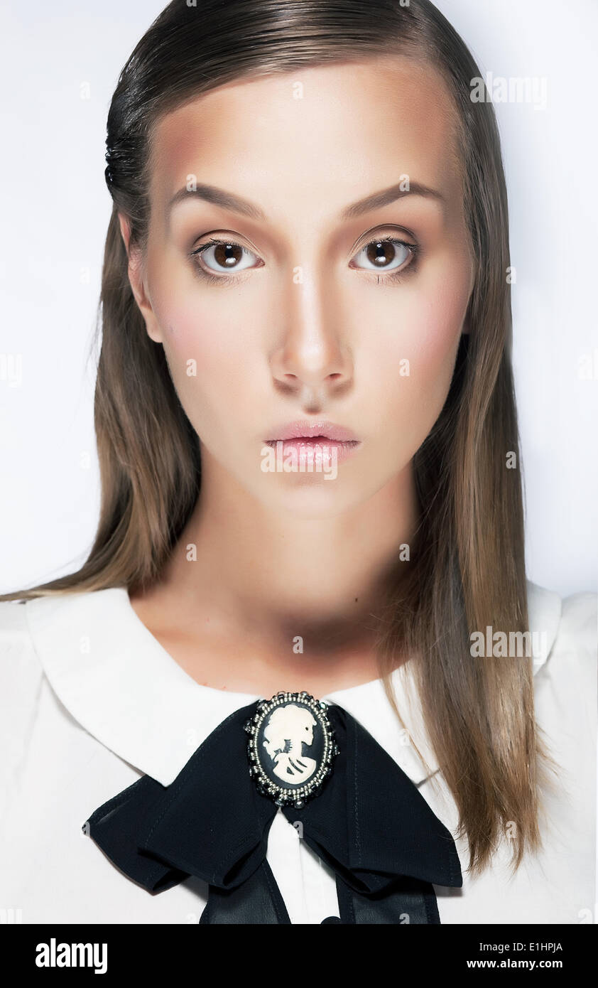 Puritan woman hi-res stock photography and images - Alamy