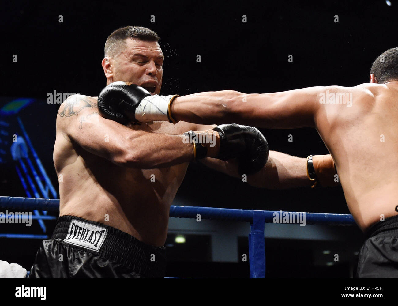 04.06.2014, Auckland, New Zealand. Kali Meehan pictured v Hunter Sam ...