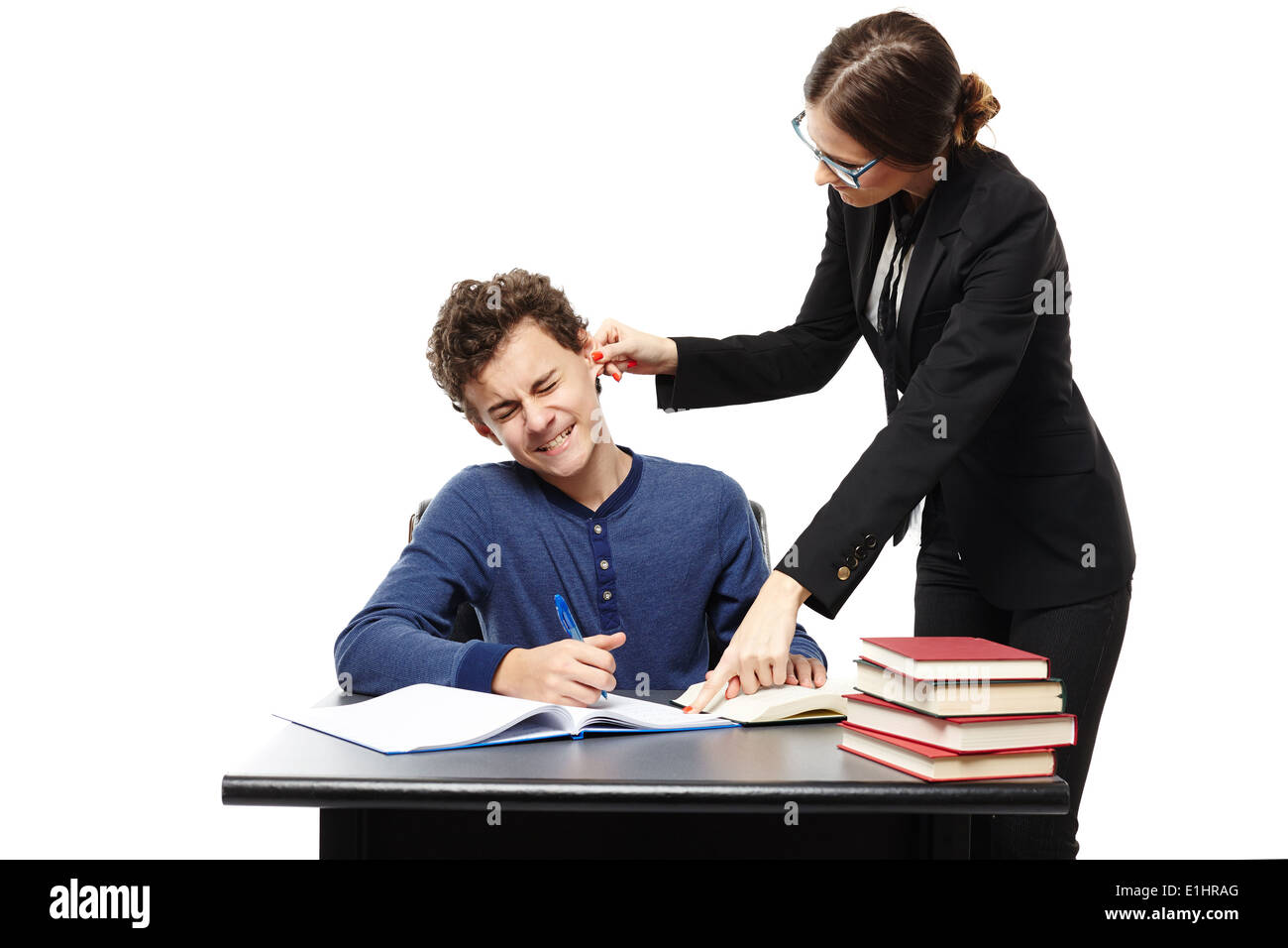 Angry teacher hi-res stock photography and images - Alamy