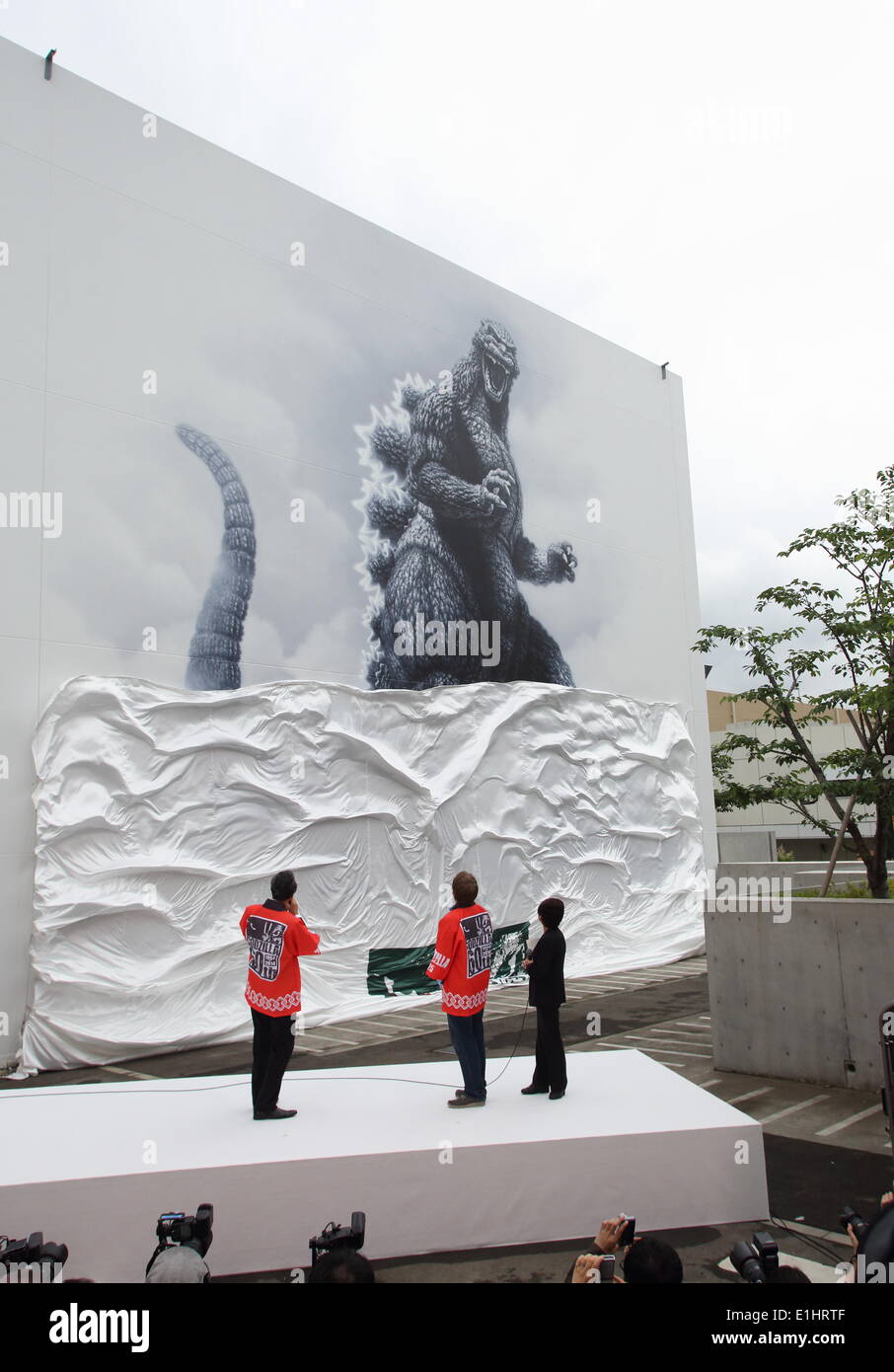 Tokyo, Japan. 5th June 2014. Gareth Edwards and Akira Takarada, Jun 05 ...