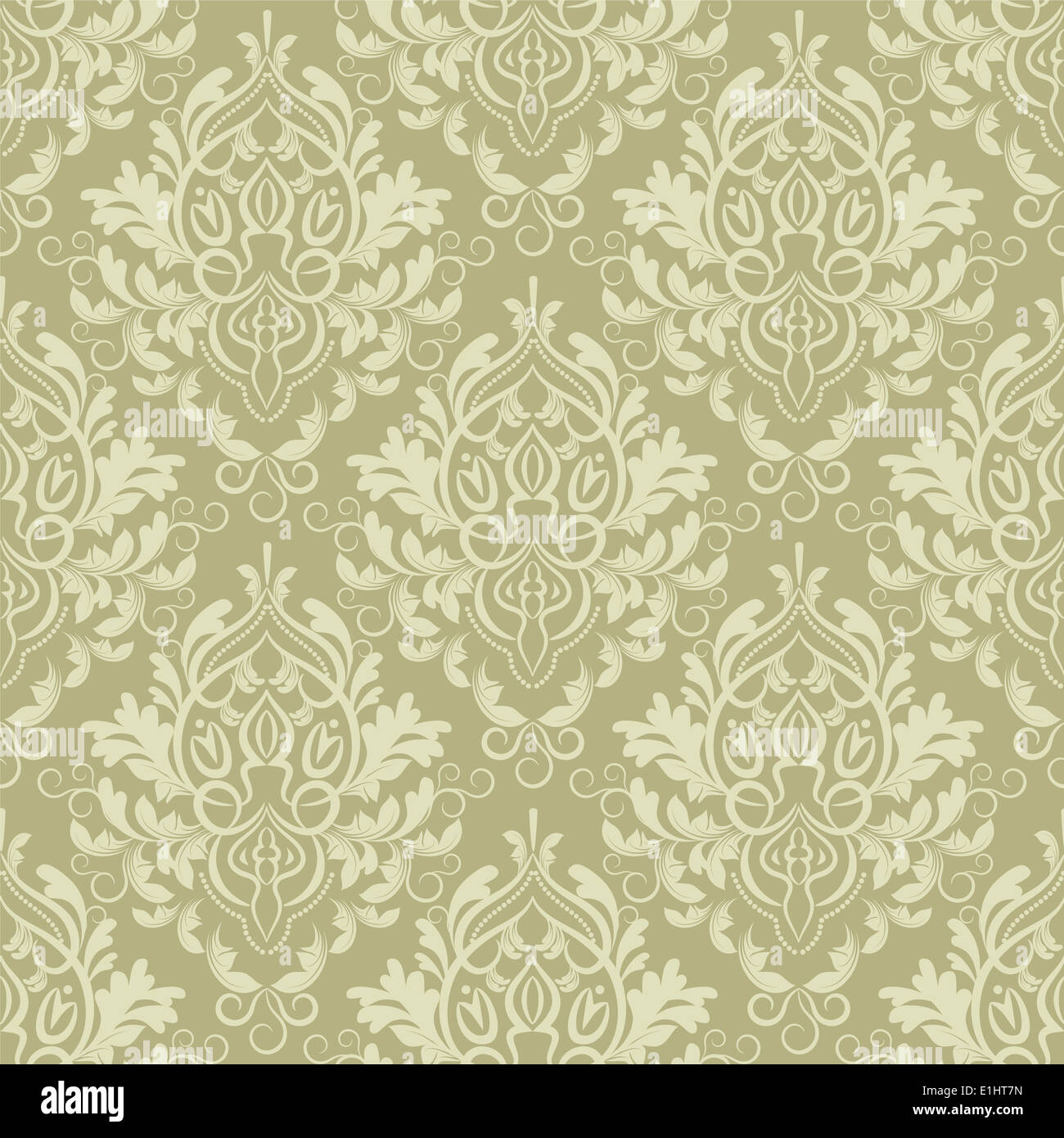 Green damask design hi-res stock photography and images - Alamy
