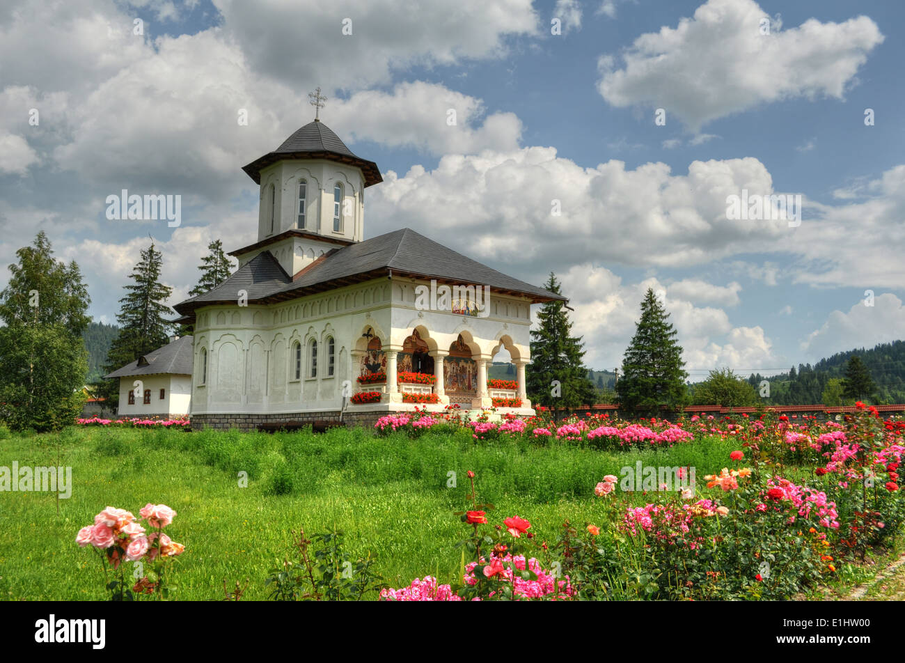 Monastery garden medieval painting hi-res stock photography and images ...