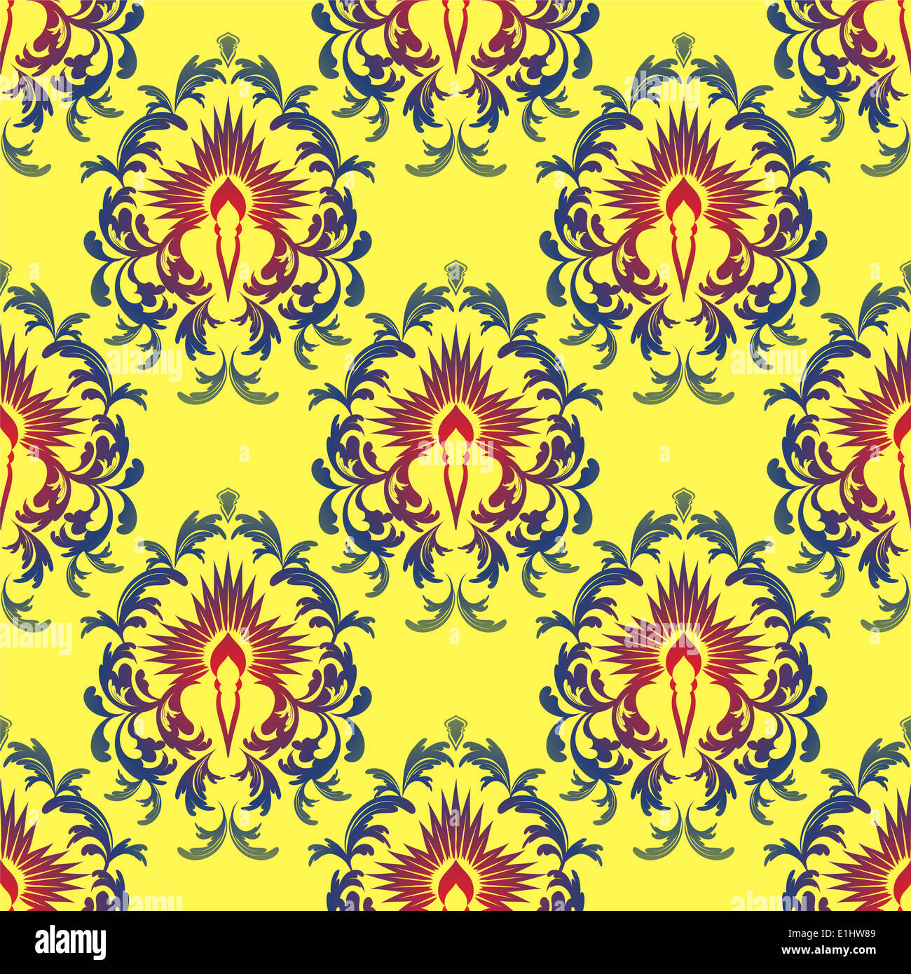 Yellow damask hi-res stock photography and images - Alamy