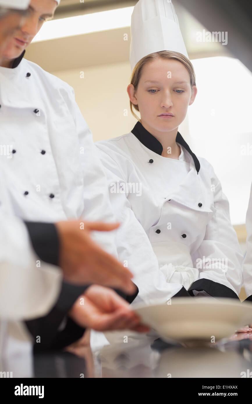 Serious chef woman hi-res stock photography and images - Alamy