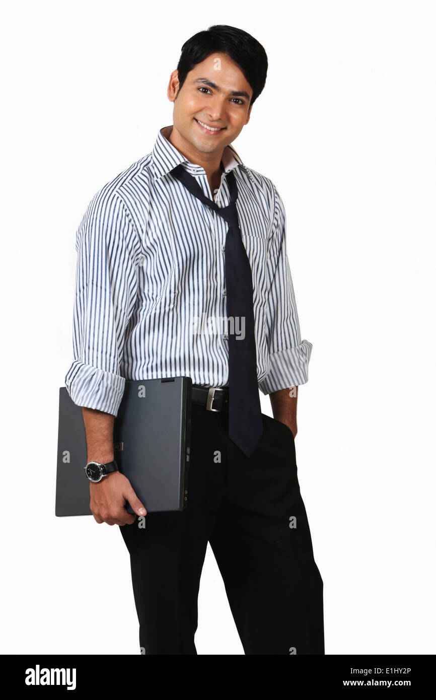 A relaxed working professional, Pune, India Stock Photo - Alamy