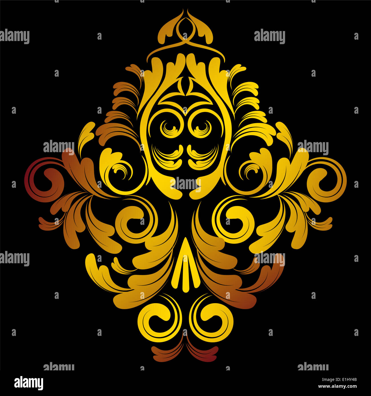 Damask pattern hi-res stock photography and images - Alamy