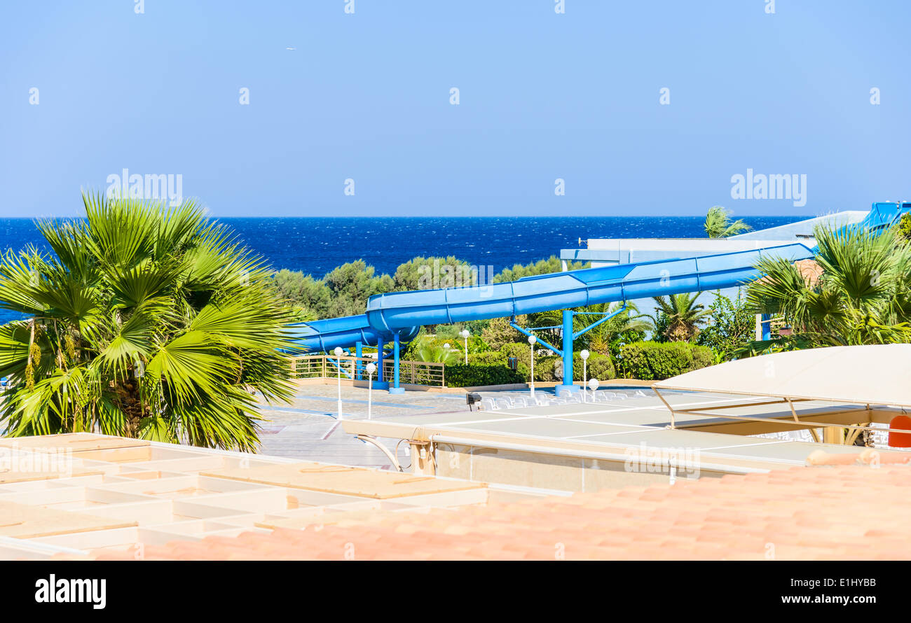 Water slide tube splash ride hi-res stock photography and images - Alamy