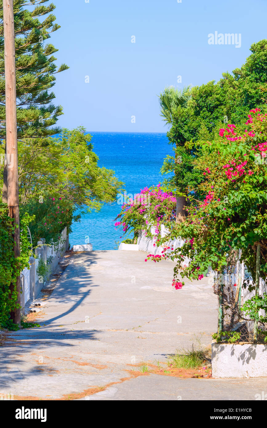 street to the sea Stock Photo - Alamy