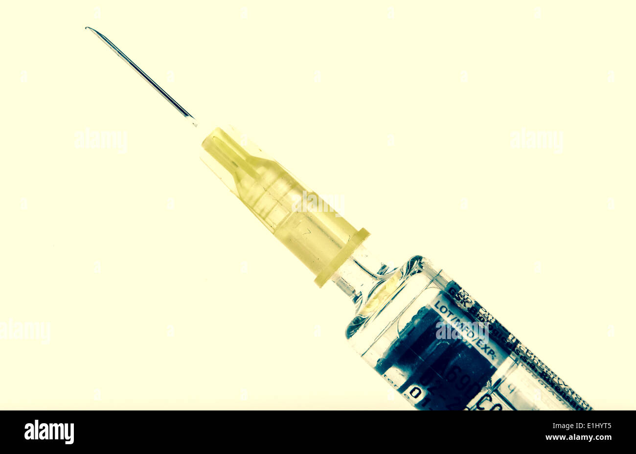 Syringe With Needle Stock Photo - Alamy