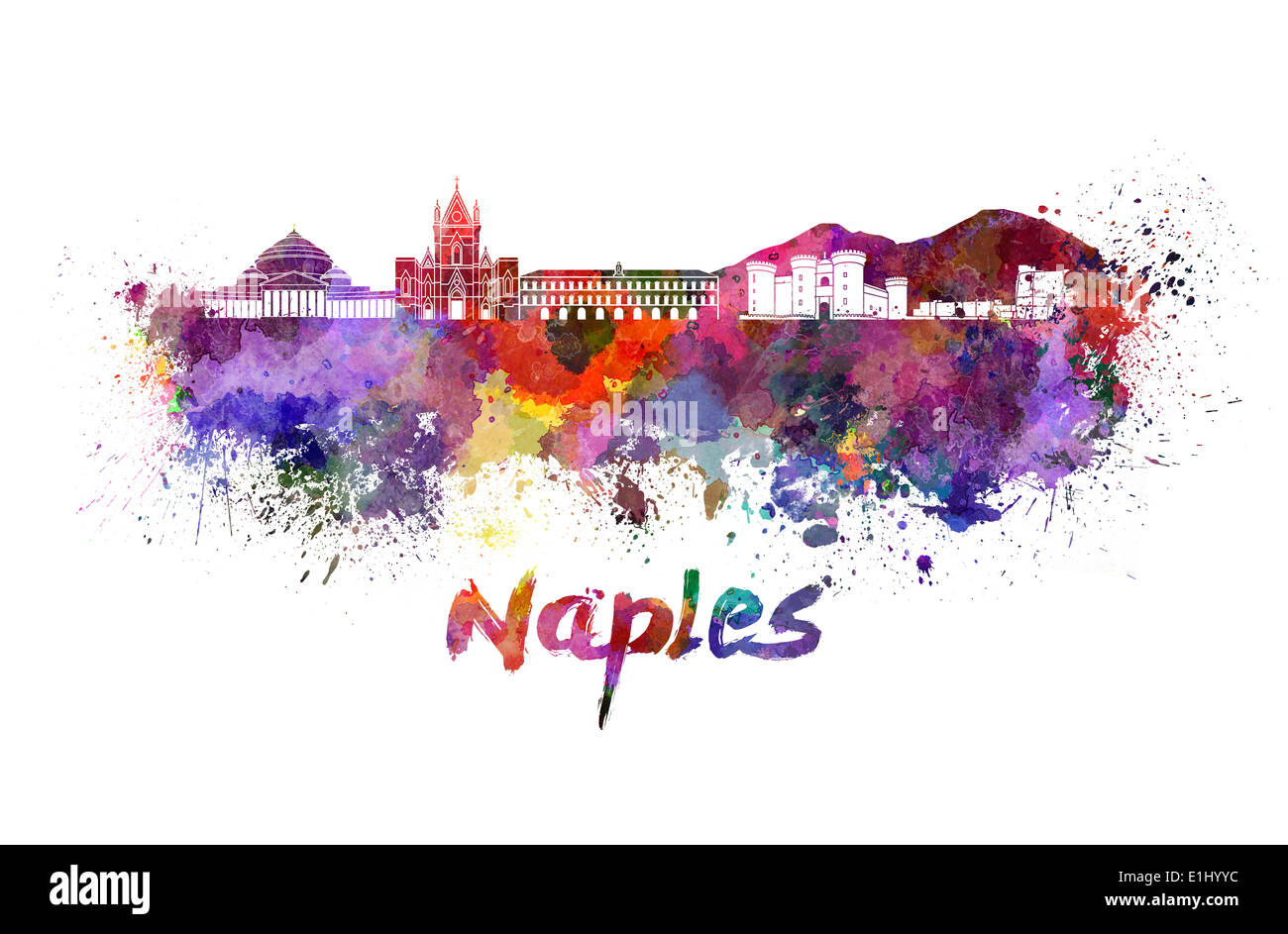 Naples monuments Cut Out Stock Images & Pictures - Alamy