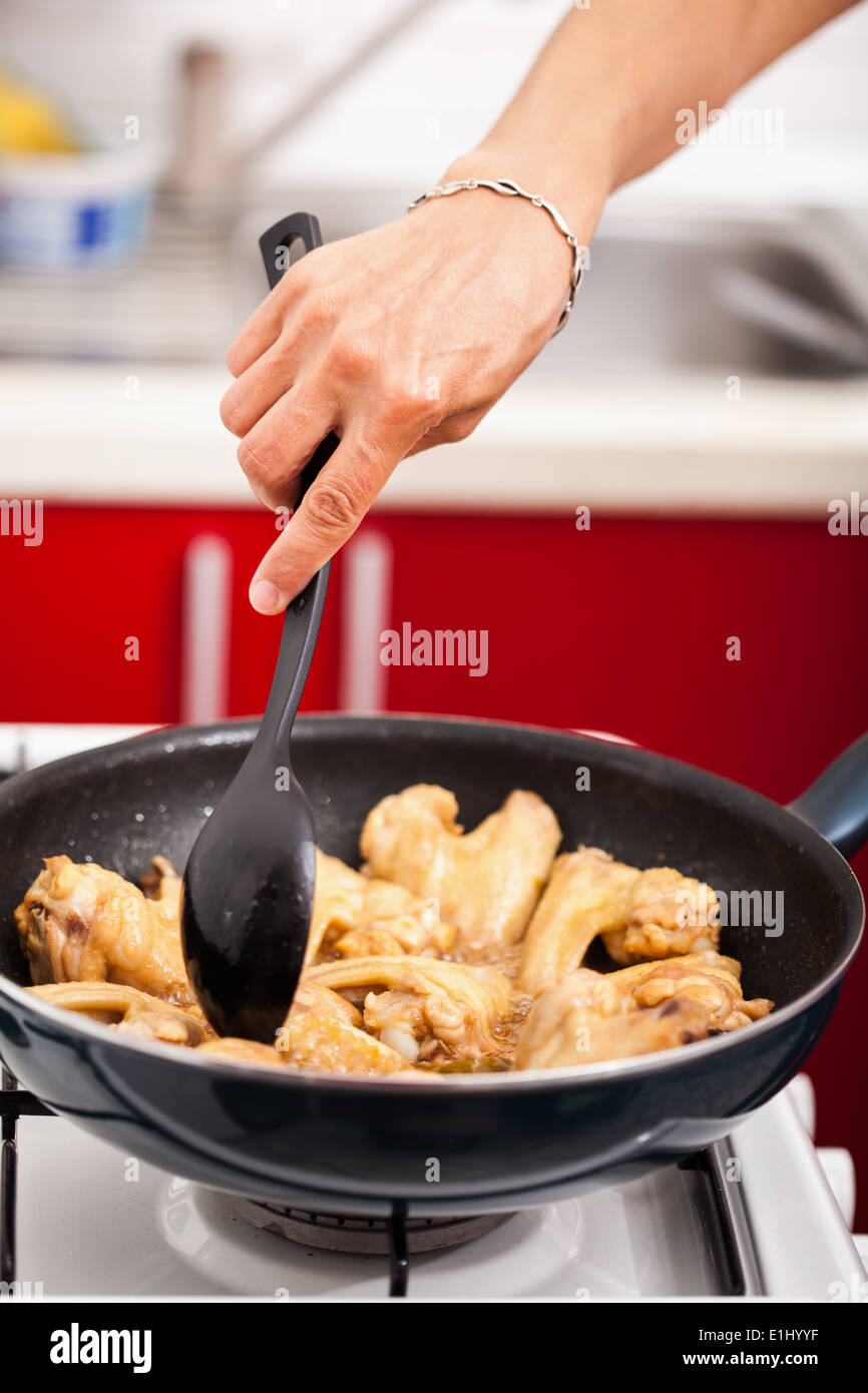 Womans hands stirring ingredients in hi-res stock photography and ...