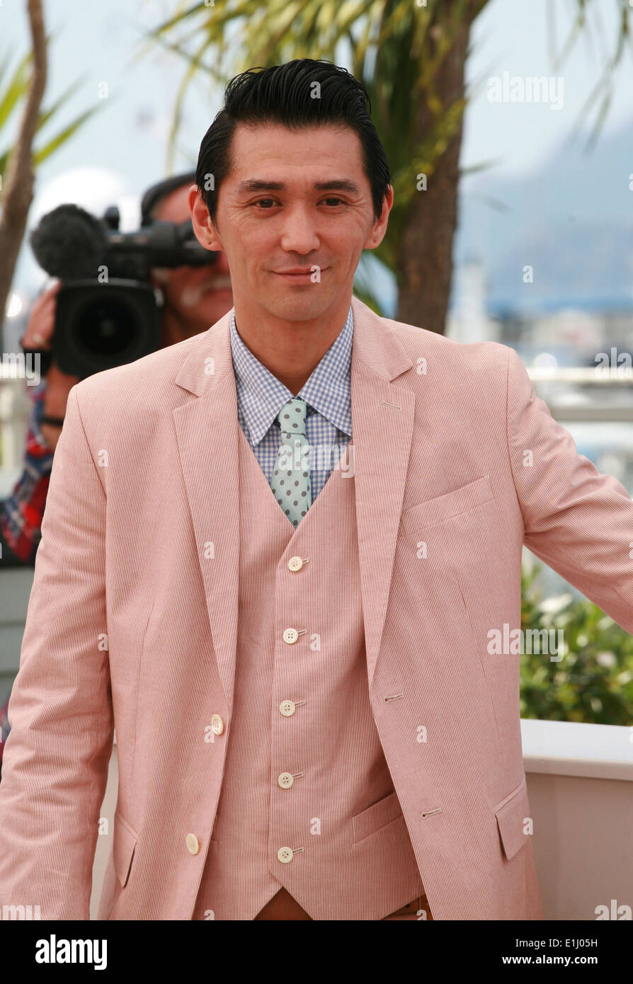 Actor Jun Murakami at the photo call for the film Still The Water ...